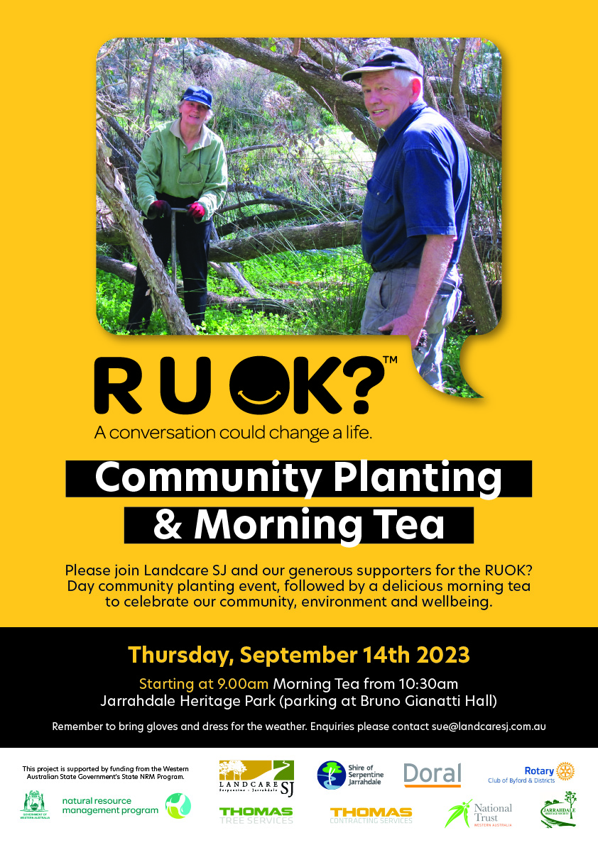 RUOK? Day Community Planting and Morning Tea » Shire of Serpentine ...