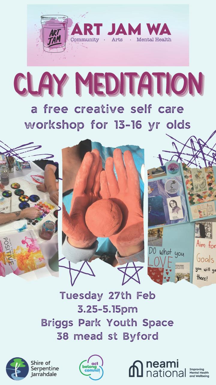Art Jam WA: Clay Meditation » Shire of Serpentine Jarrahdale